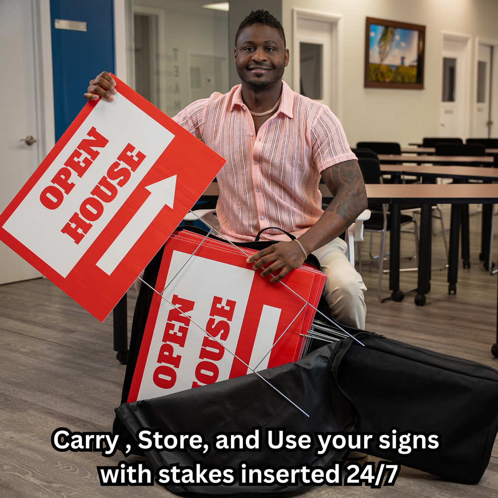 Organizer & Transport Solution for Real Estate Signs – The Sign Bag ...